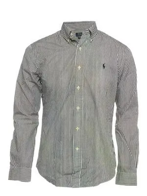 Polo Ralph Lauren Poplin Striped Shirt - White