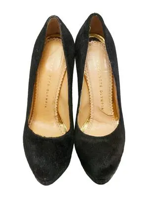 CHARLOTTE OLYMPIA Debbie Platform Pumps - Black