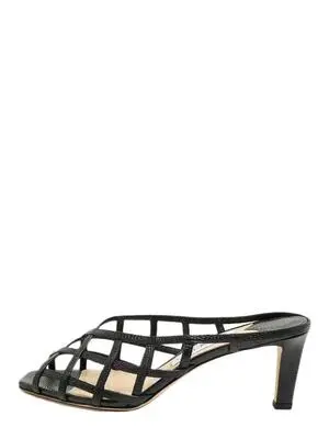 JIMMY CHOO Sai Heeled Sandals - Black
