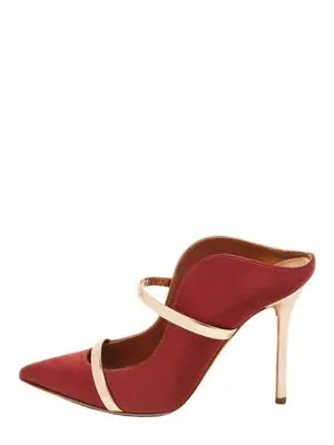 MALONE SOULIERS Maureen Metallic-strap Mules - Red