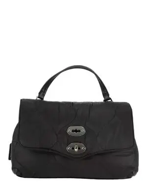 ZANELLATO Postina Lunaria Quilted Shoulder Bag - Black