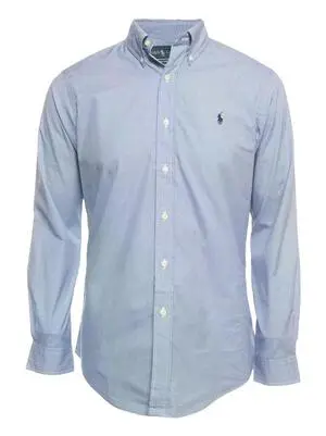 Ralph Lauren Check Button-down Shirt - Blue