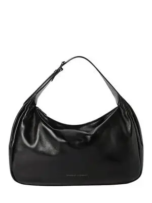 Brunello Cucinelli Nappa Leather Boule Bag - Black