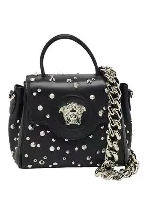 VERSACE La Medusa Studded Tote Bag