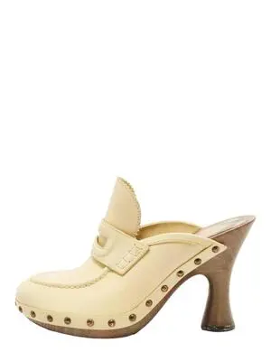 BURBERRY Burberry Stud-Trimmed Clogs