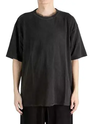 TAIGA TAKAHASHI Lot. 616 Faded-effect Short-sleeve T-shirt - Black