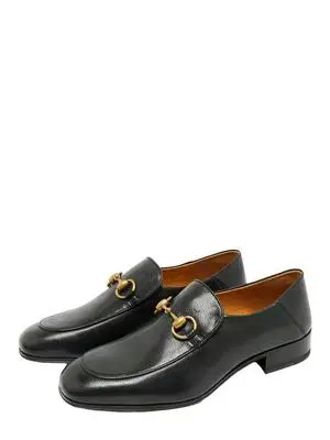 Gucci Jordaan Horsebit Loafers - Black