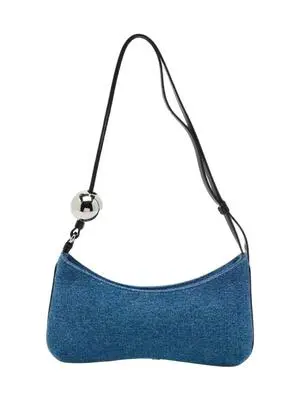 Jacquemus Le Bisou Perle Shoulder Bag Blue