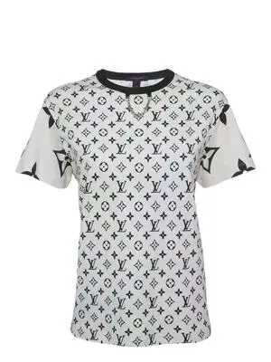 LOUIS VUITTON Monogram Chain T-shirt - Neutrals