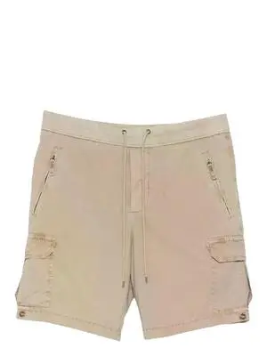 JAMES PERSE Parachute Poplin Cargo Shorts - Brown