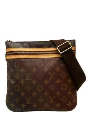 LOUIS VUITTON Monogram Bosphore Pochette Crossbody Bag - Brown
