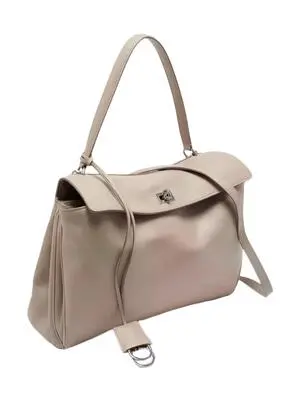 Balenciaga Balenciaga Rodeo Leather Top Handle Bag Neutrals