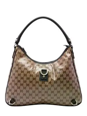Gucci 2000-2015 Gg Crystal Abbey D Ring Shoulder Bag - Neutrals
