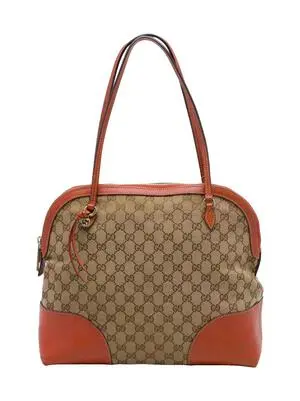 Gucci Gg Canvas Bree Dome Tote Bag - Neutrals