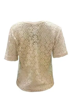 A.L.C. A.L.C. Floral Lace Crewneck Top