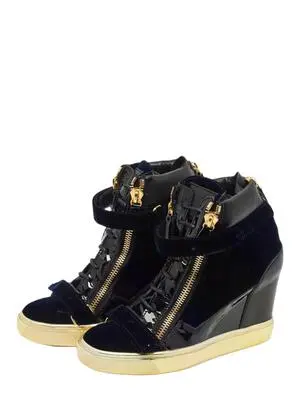 GIUSEPPE ZANOTTI Coby Wedge Sneakers - Blue