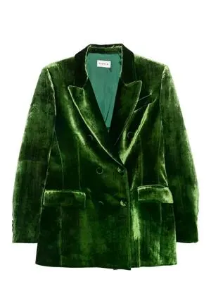 P.a.r.o.s.h Peak-lapel Double-breasted Blazer - Green