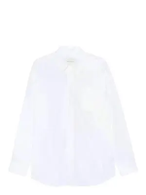 AMI Paris Cotton Classic Collar Shirt - White