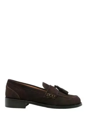 TWINSET Almond Toe Loafers - Brown