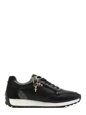 MEXX Logo Charm Panelled Sneakers - Black