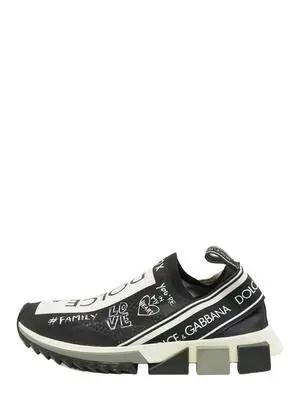DOLCE & GABBANA Dolce & Gabbana Sorrento Slip-On Sneakers With Logo Lettering