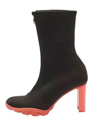 Alexander McQueen Zip-front Ankle Boots - Black