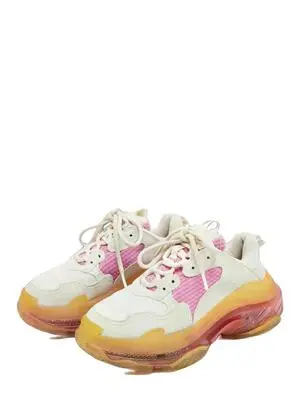 BALENCIAGA Balenciaga Triple S Clear Low-Top Sneakers