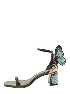 SOPHIA WEBSTER Evangeline Leather Ankle-strap Sandals - Black