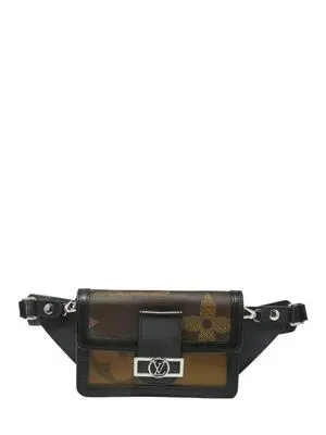 LOUIS VUITTON 2019 Dauphine Giant Monogram Mini Belt Bag - Black