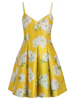 Alice + Olivia Isabelle Mini Dress - Yellow
