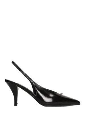 CHANTAL Pointed-toe Slingback Pumps - Black
