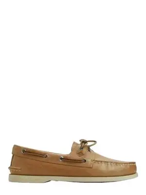 FORTELA X Sperry 2-eye Leather Boat Shoes - Brown
