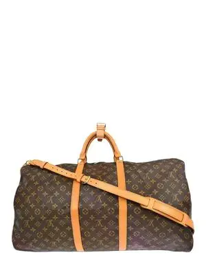 LOUIS VUITTON 1994 Monogram Carry Bag - Brown