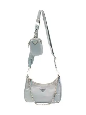 Prada Prada 2005 Re-Edition Shoulder Bag Blue