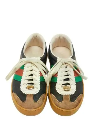Gucci G74 Web Sneakers - Black