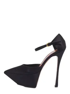 Amina Muaddi Yigit Platform Pumps - Black