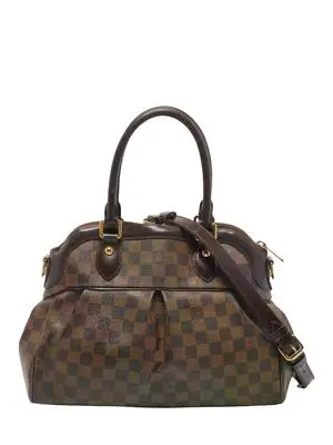 LOUIS VUITTON Trevi Pm Damier Ebene Handbag - Brown