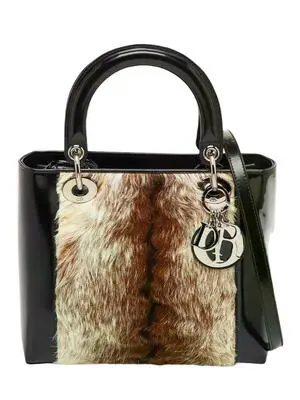 DIOR 2000 Medium Lady Dior Two-way Handbag