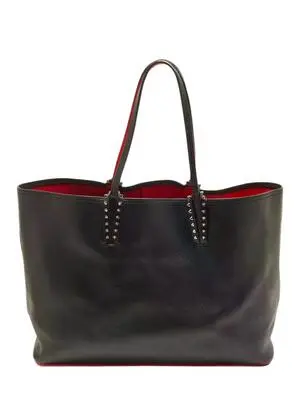 CHRISTIAN LOUBOUTIN Cabata Spiked Tote Bag Black
