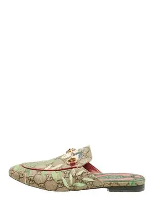 Gucci Princetown Horsebit Detail Mules - Neutrals