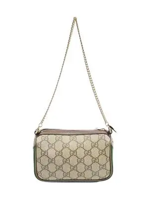 Gucci Ophidia Gg Supreme Mini Shoulder Bag - Neutrals