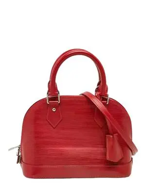 LOUIS VUITTON Alma Bb Tote Bag - Red