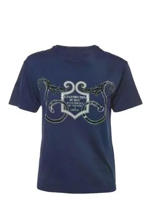Hermès Printed Jersey T-shirt - Blue