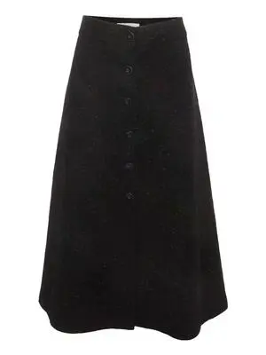 CHLOÉ Chloé Button-Up Flared Midi Skirt