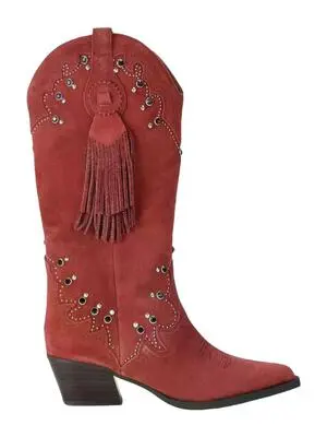 Kurt Geiger Kurt Geiger London Western Tassel Boots Red