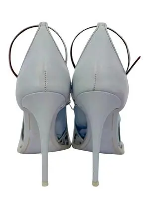 GIVENCHY Givenchy Lace-Patterned Lace-Up Stiletto Sandals