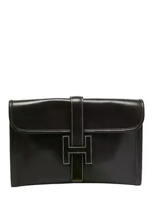 Hermès 1985 29 Jige Elan Clutch Bag - Brown