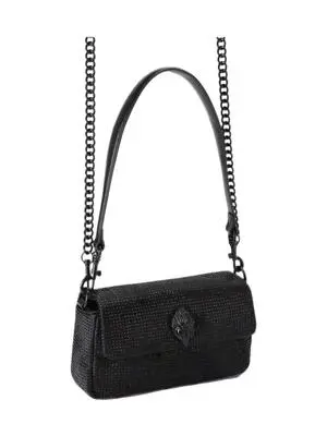 Kurt Geiger Mini Fabric Drench Oxford Bag - Black
