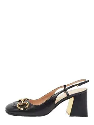 GUCCI Gucci Horsebit Slingback Pumps