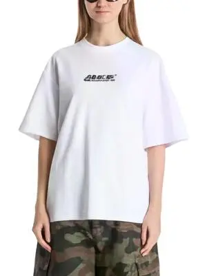 Off-White Graphic Print Short Sleeve T-shirt - White